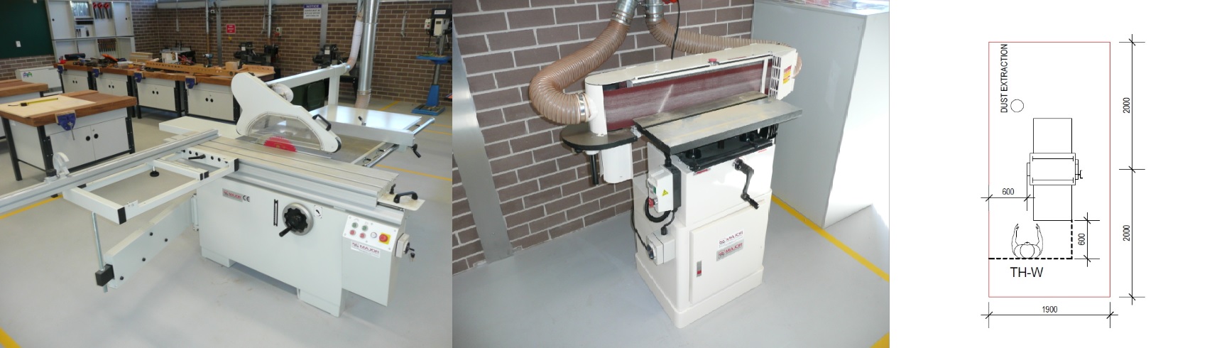 School & Tafe – Major Woodworking Equipment